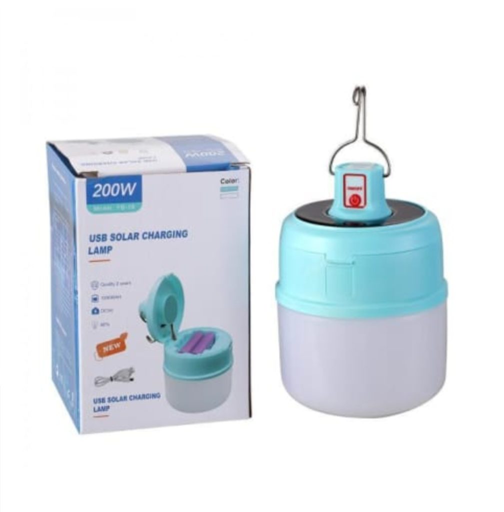 200W USB Solar Charging Lamp – Emergency Lightning Solutions
